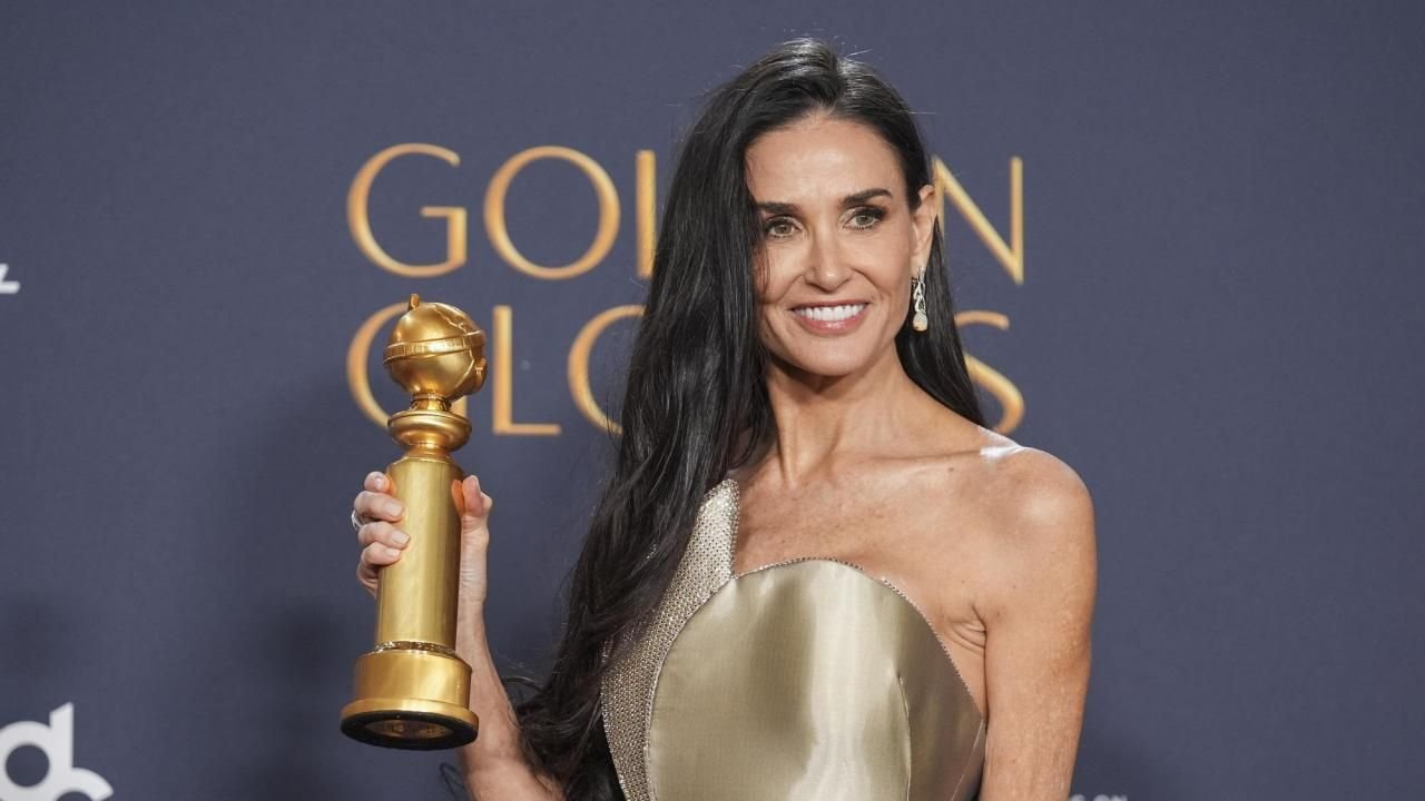 Demi Moore wins her first award for acting: ‘I’m just in shock right ...